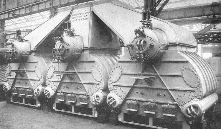 Quadruple expansion engines. – Marine Engineering